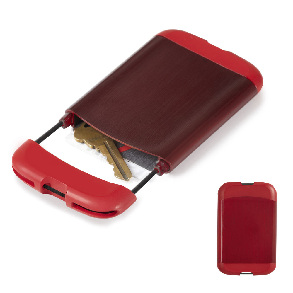 Umbra Metallic Bungee Micro Business Credit Card Case Travel Wallet ...